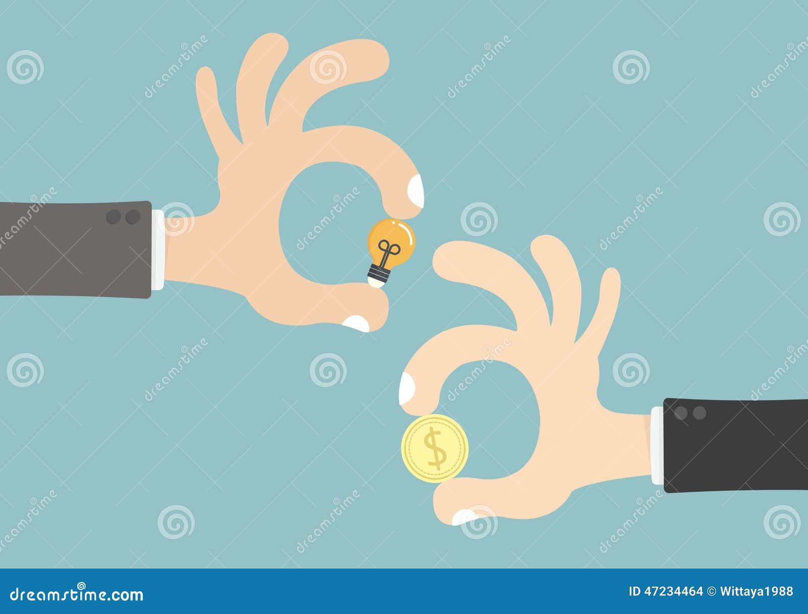 Trading stock vector. Illustration of employee, creative - 47234464