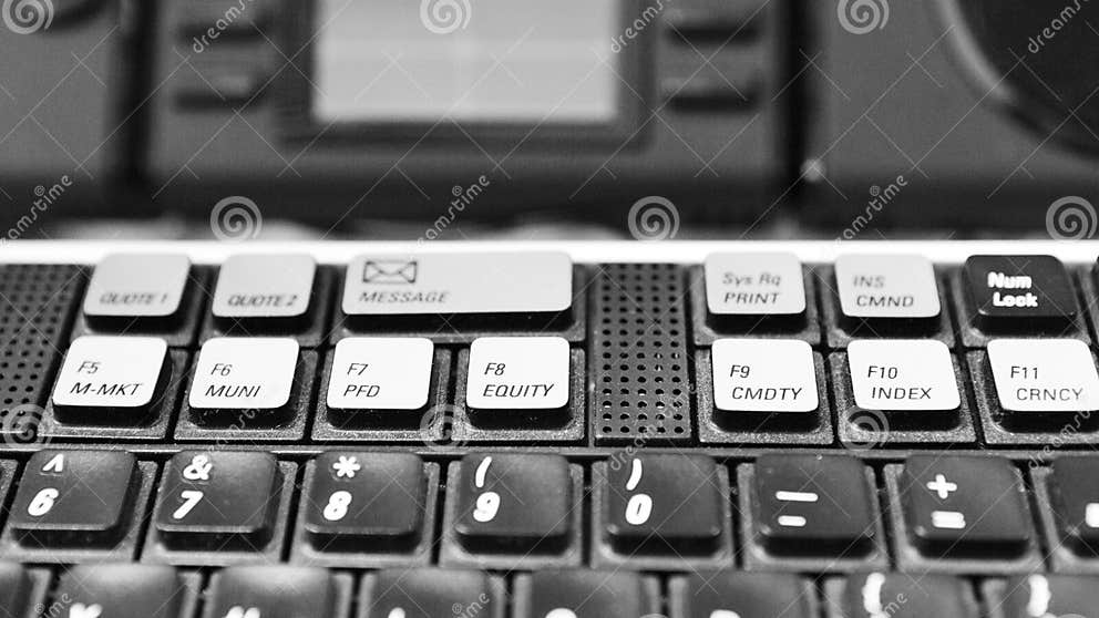 Trading Keyboard stock photo. Image of money, computers - 59548386