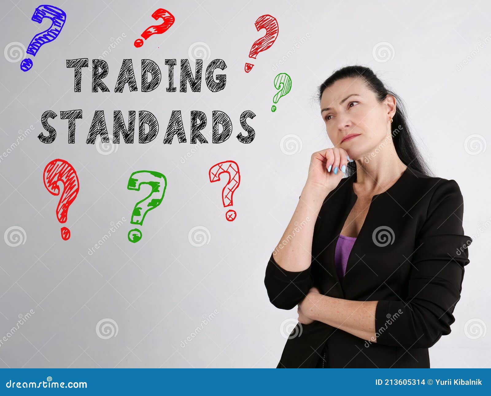 TRADING STANDARDS Question Marks Phrase on the Side Stock Photo - Image ...