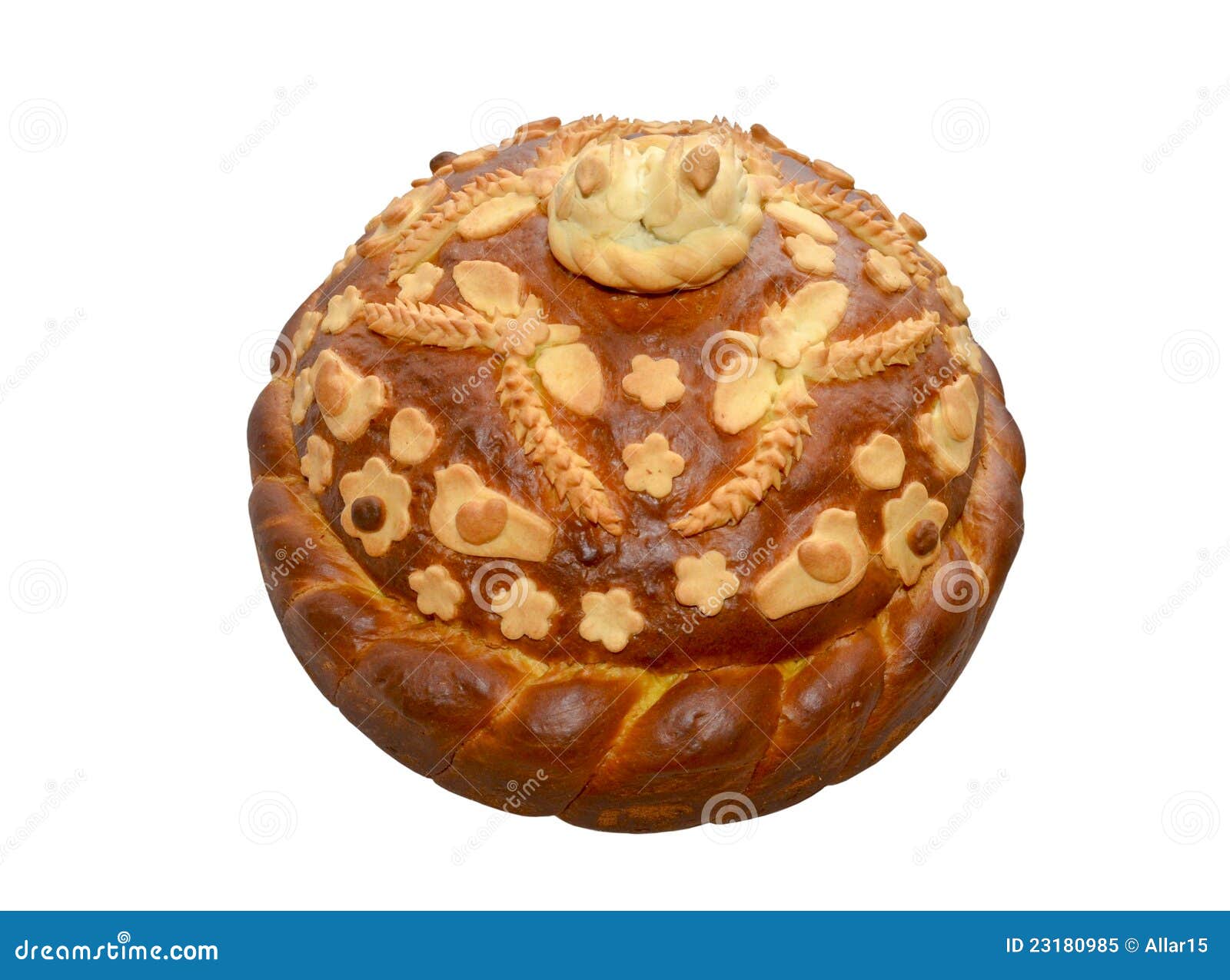 Tradition East Europe Wedding Bread Stock Image - Image of bridal ...