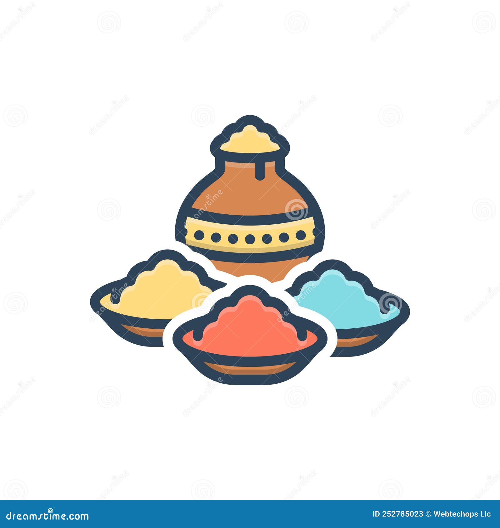 Color Illustration Icon for Tradition, Convention and Culture Stock ...