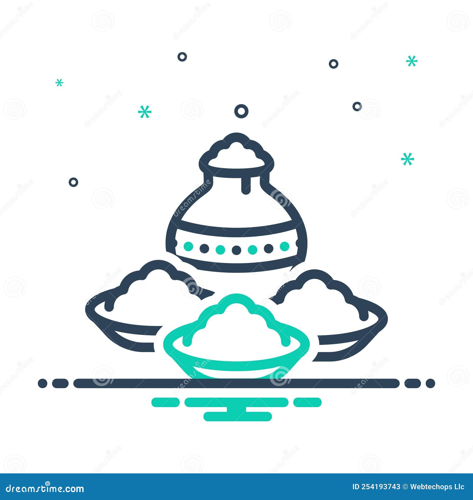 Mix Icon for Tradition, Convention and Culture Stock Illustration ...