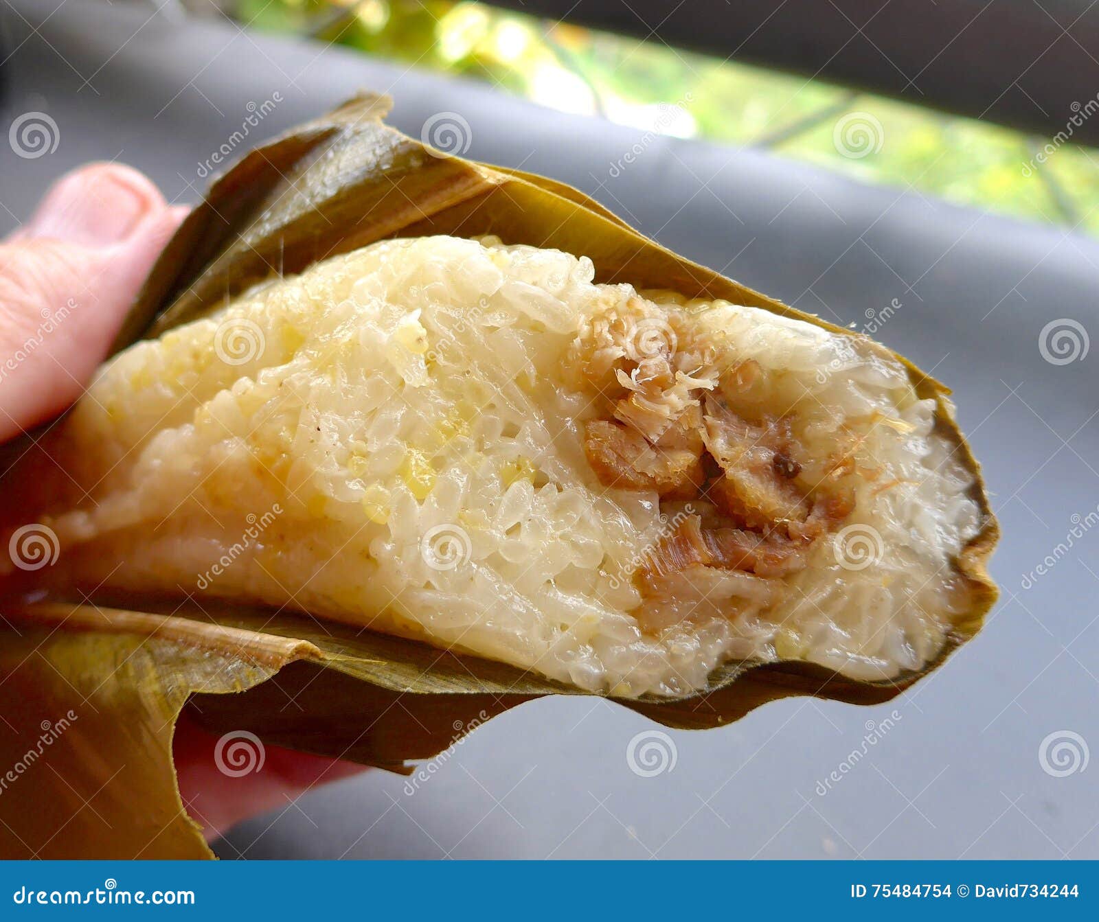 Traditional Aboriginal Rice Dumpling Stock Photo - Image of cuisine ...