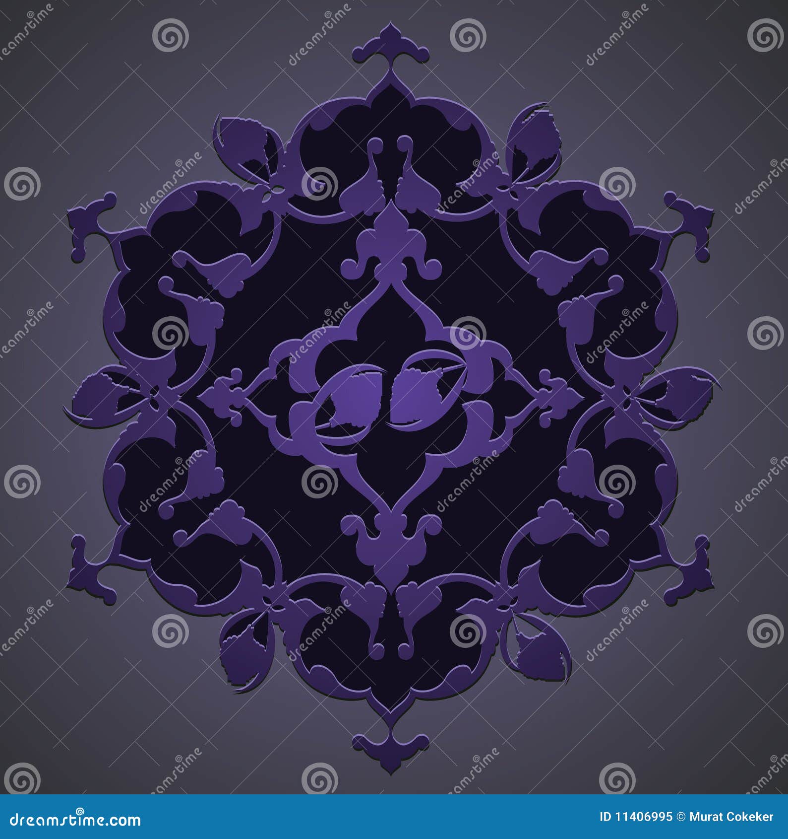 Traditional Abstract Design Stock Vector - Illustration of leaf, damask ...