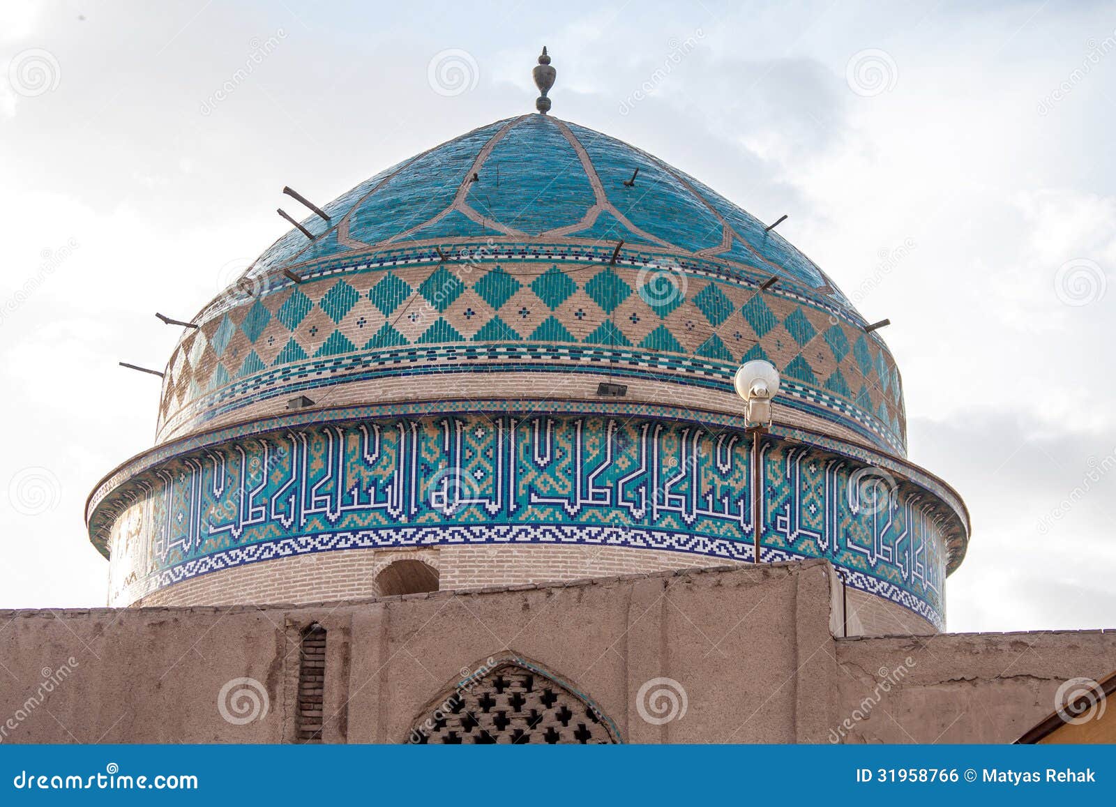 Traditional Adobe Building in Yazd Stock Photo - Image of persian ...