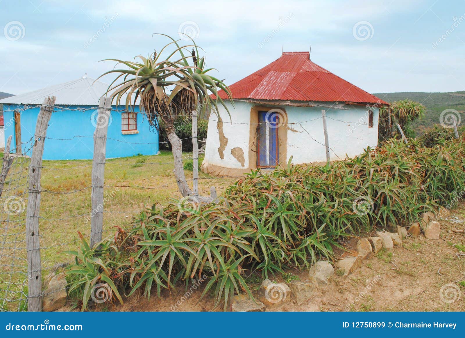 Traditional African hut stock image. Image of lifestyle - 12750899