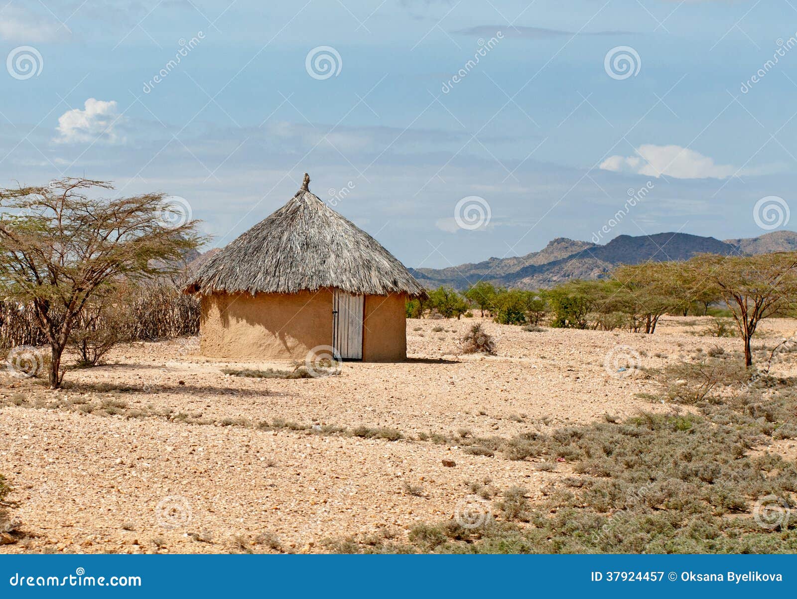 Traditional african huts stock image. Image of house - 37924457
