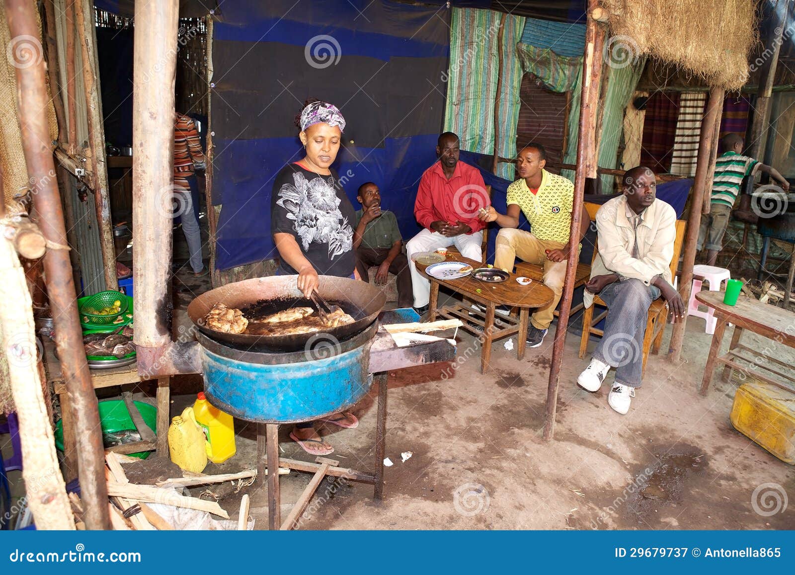 Traditional African Restaurant Editorial Photography - Image: 29679737