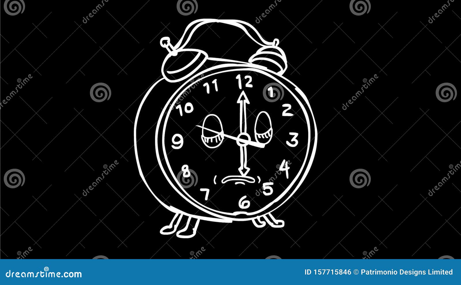 Alarm Clock Ringing Animation