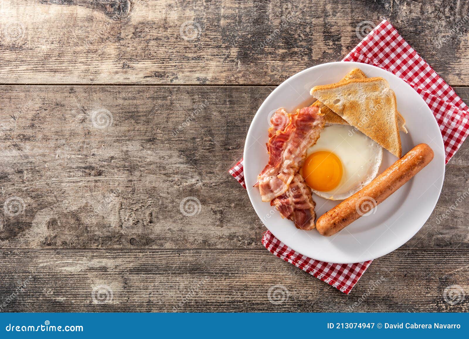 Traditional American Breakfast Stock Image - Image of nutrition, food ...