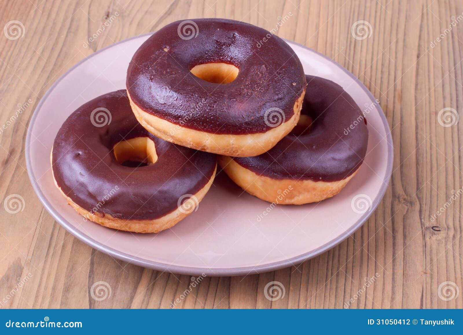 Traditional American Donuts Stock Photo - Image of chocolate, american ...