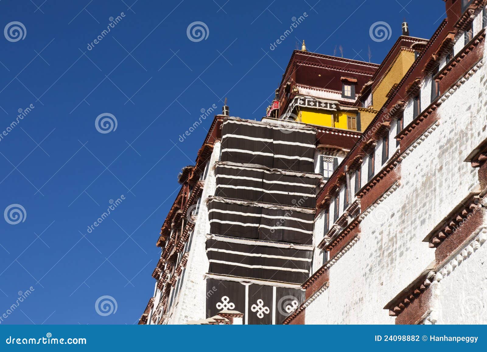 Traditional Ancient Building in Tibet Stock Photo - Image of exotic ...