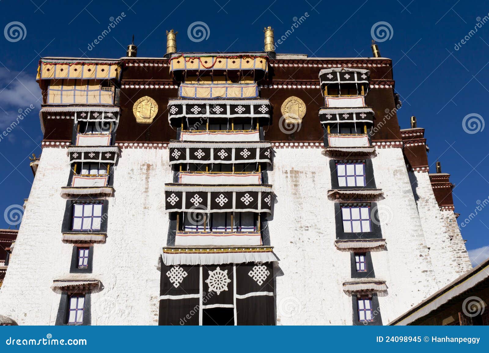 Traditional Ancient Building in Tibet Stock Image - Image of asian ...