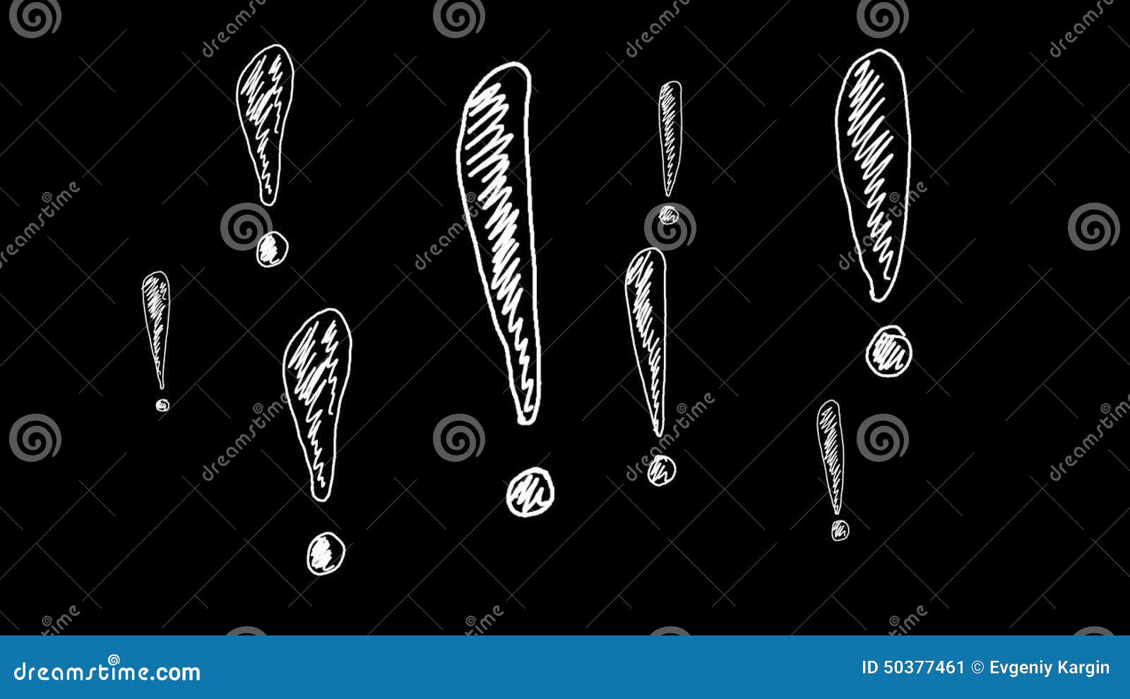 Traditional Animation Exclamation Marks Stock Video - Video of marks ...