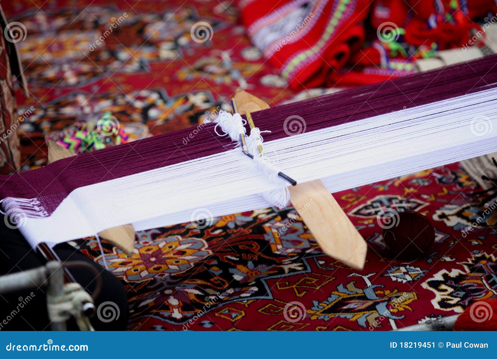 Traditional Arab loom stock image. Image of tradtional - 18219451