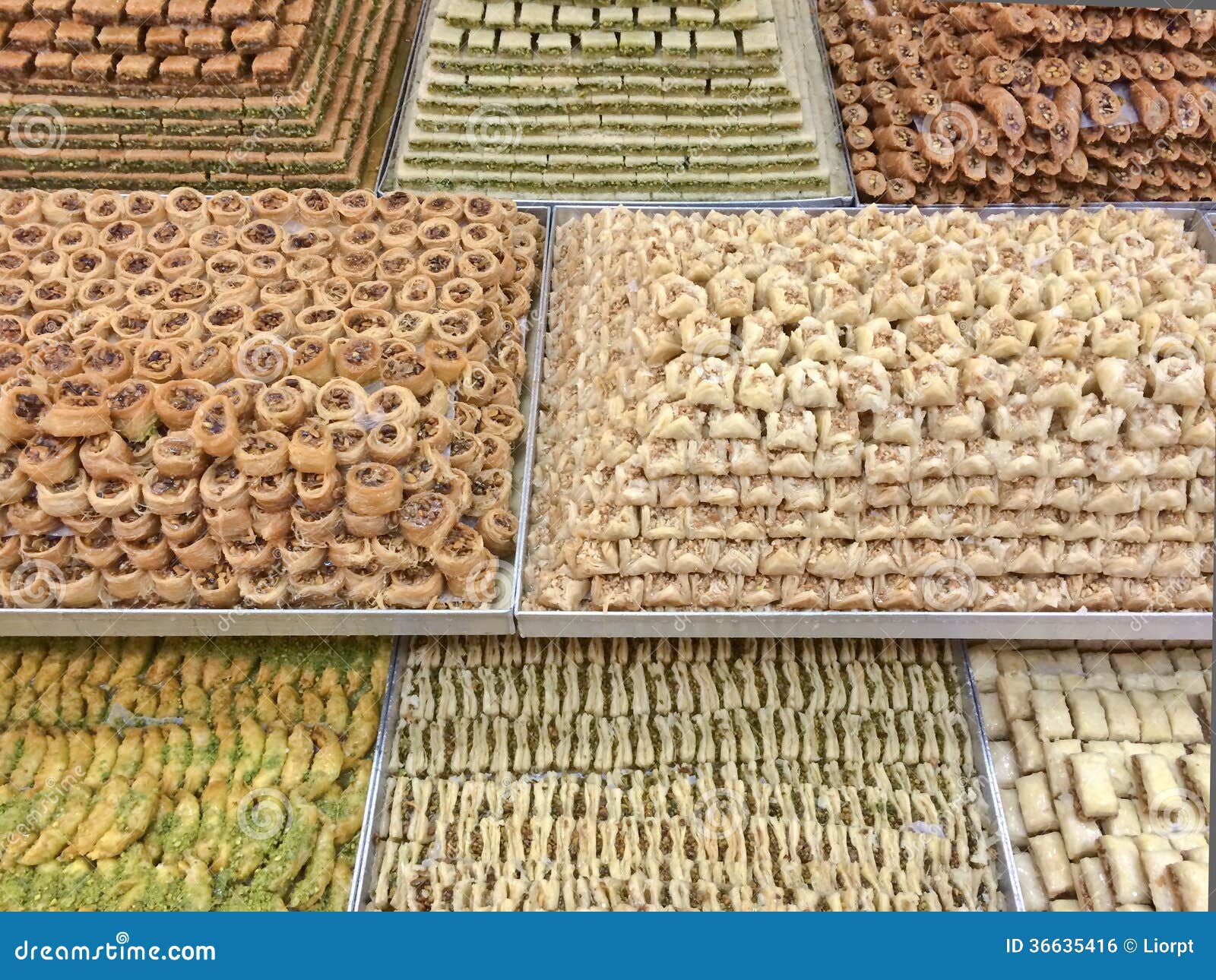 Arab Sweets. Traditional Eid Semolina Maamoul Or Mamoul Cookies With ...