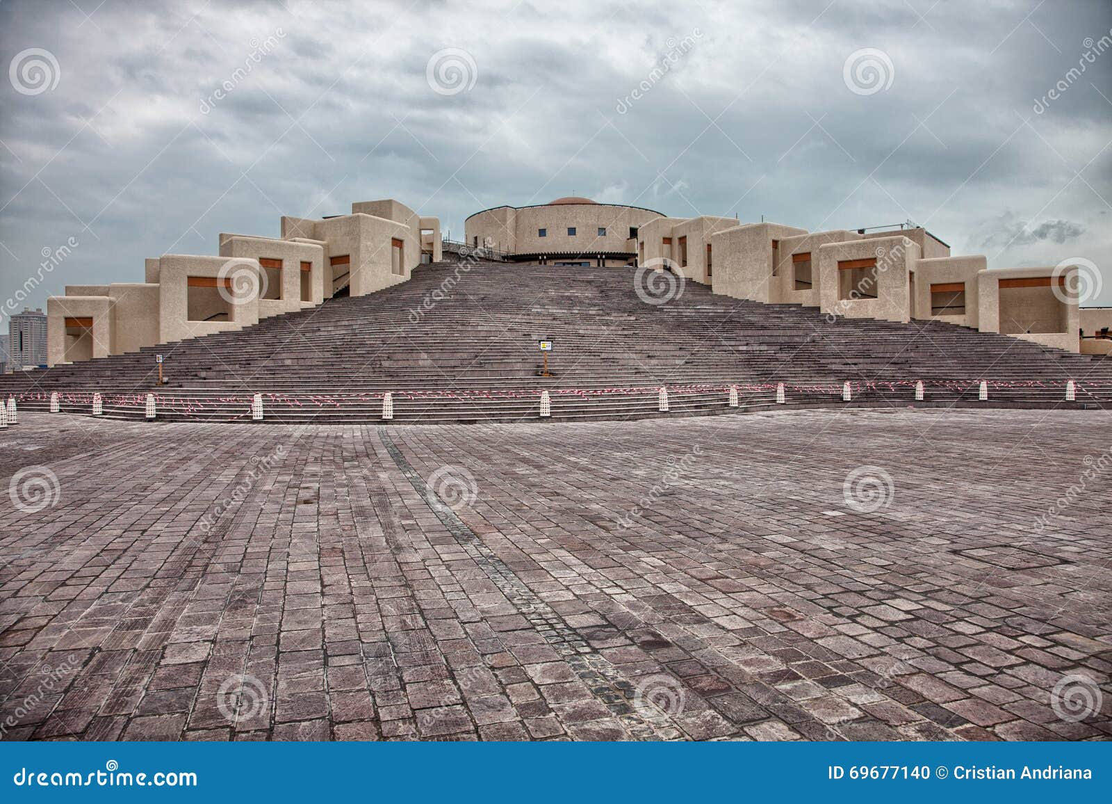 Traditional Arabic Architecture in Doha, Qatar. Stock Photo - Image of ...