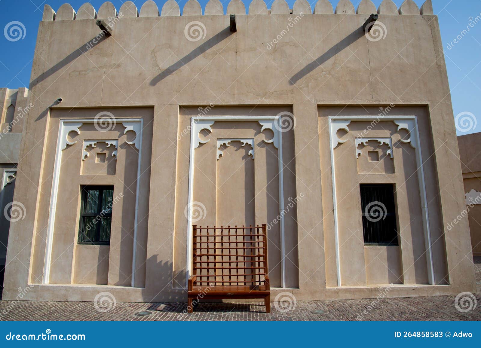 Traditional Arabic Architecture Stock Image - Image of town, middle ...