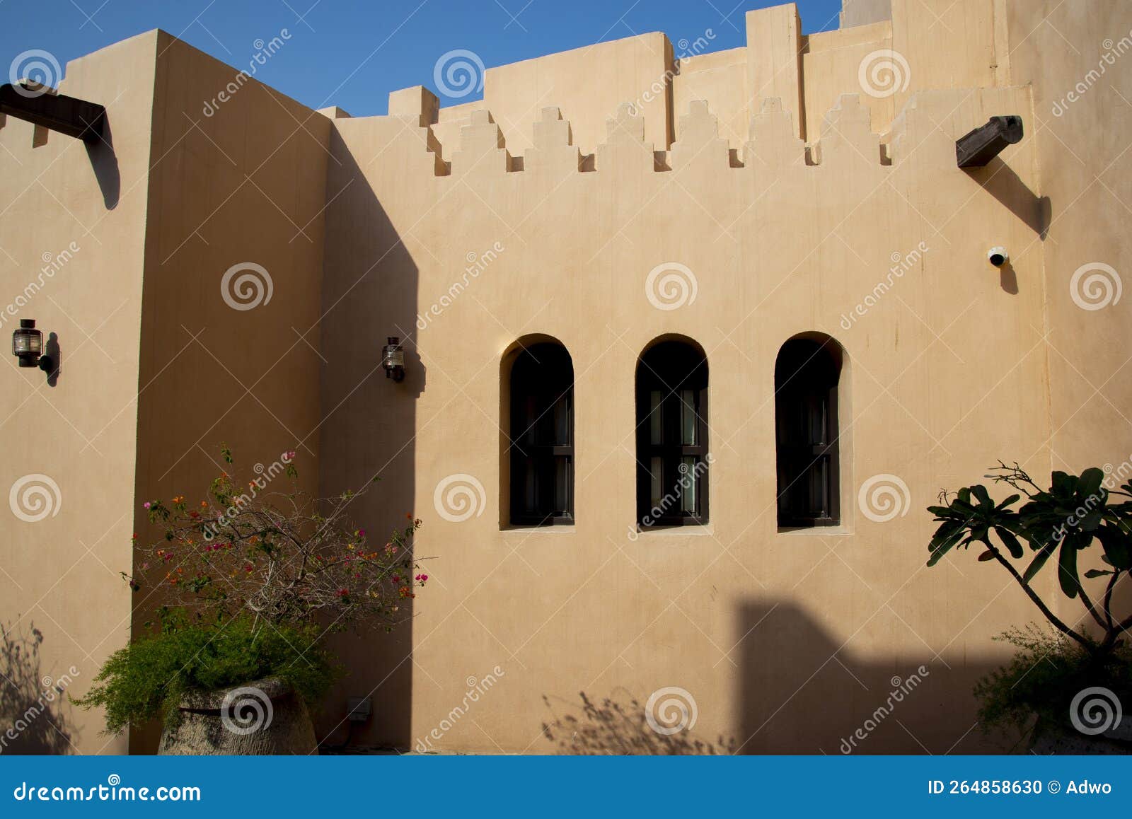 Traditional Arabic Architecture Stock Photo - Image of adobe, landmark ...