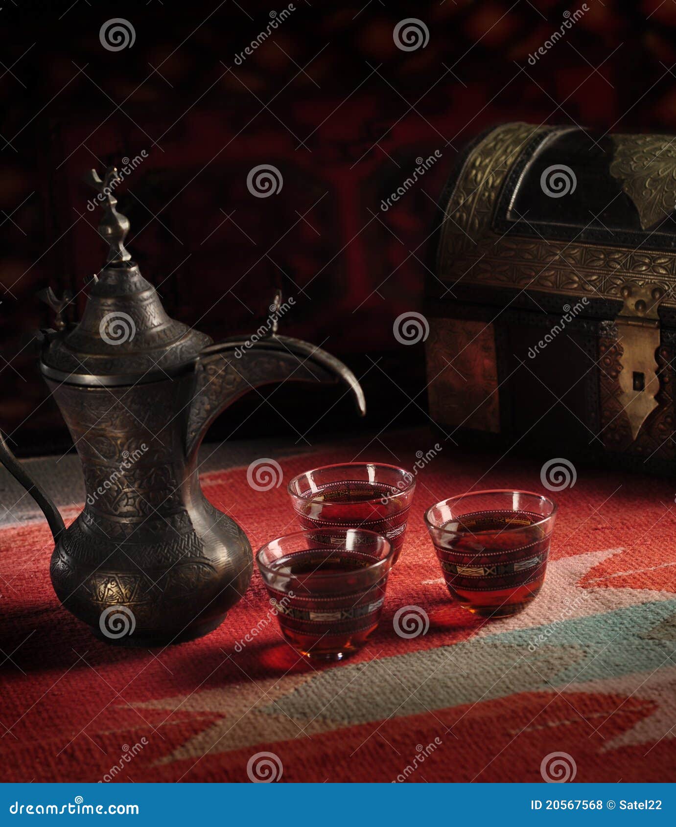 Traditional Arabic coffee stock photo. Image of middle - 20567568
