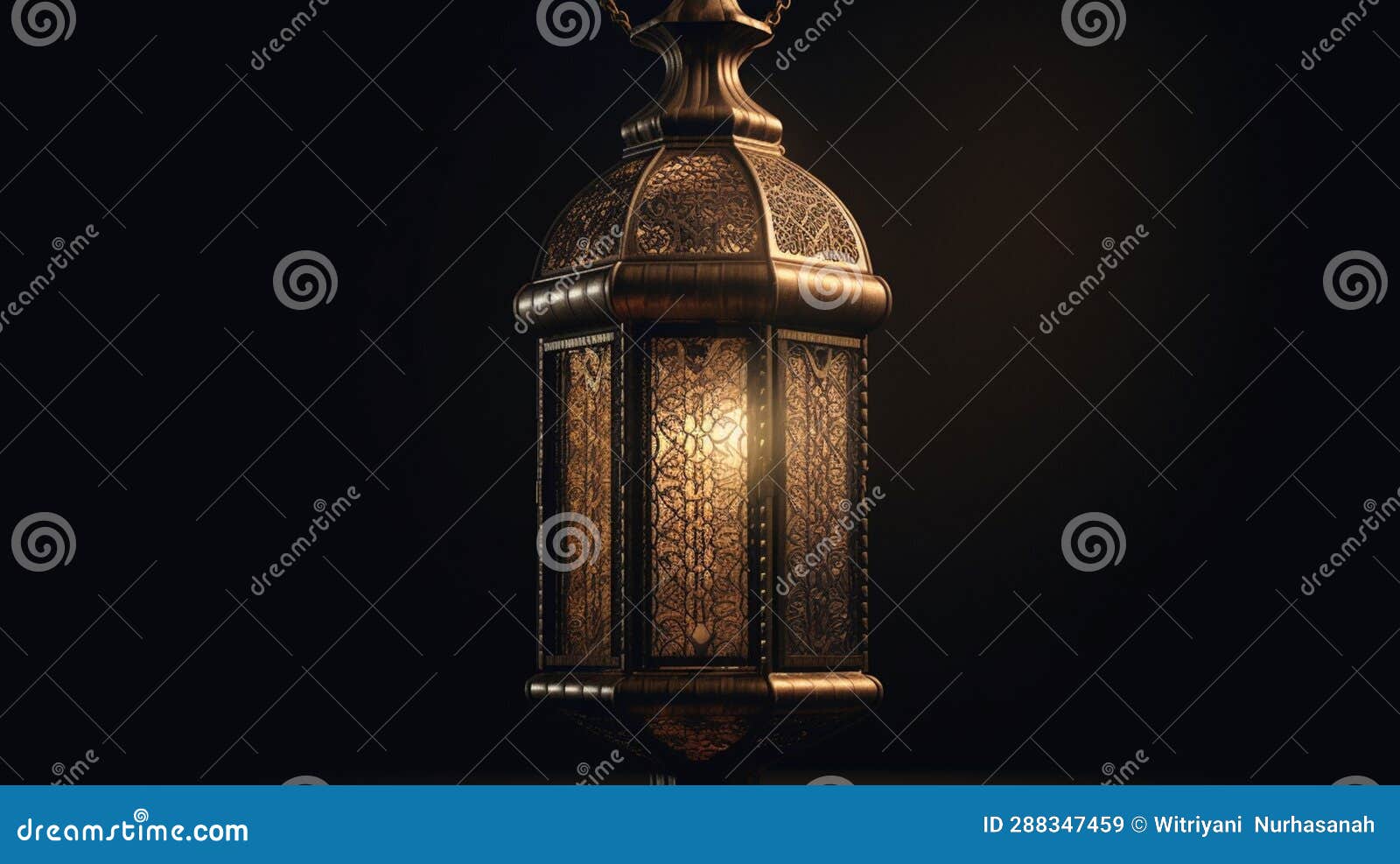 Traditional arabic lantern stock illustration. Illustration of magic ...