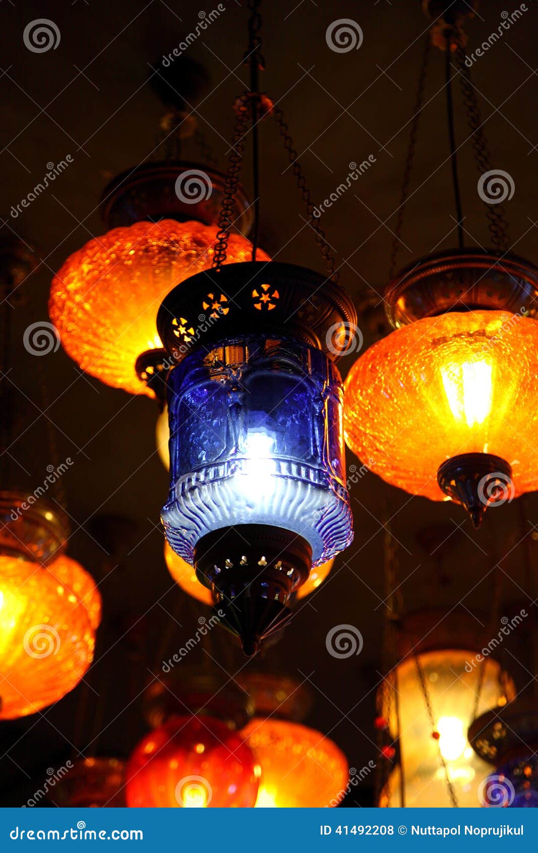 Traditional Arabic Lanterns on the Market Stock Photo - Image of asian ...