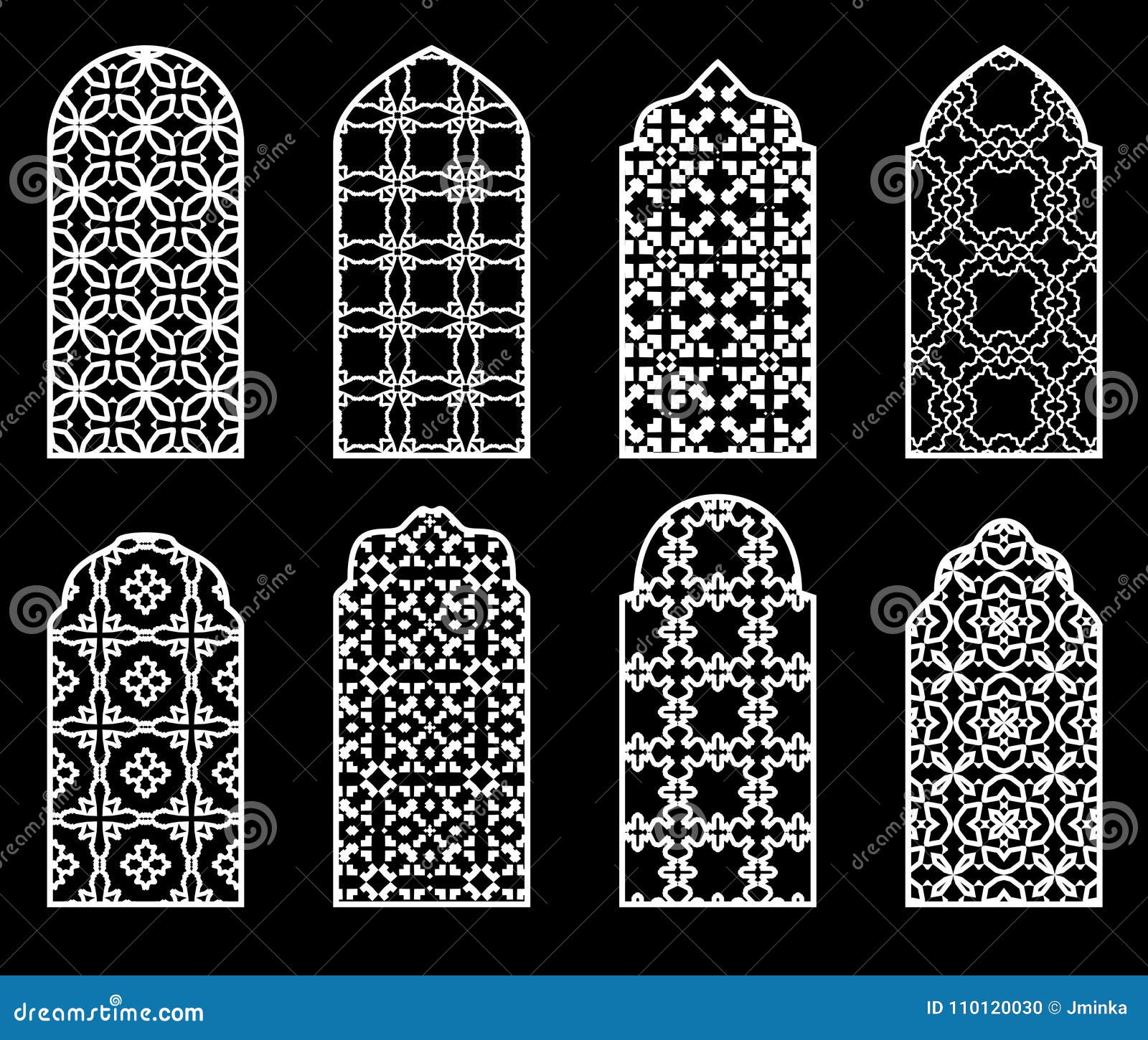 Traditional arabic window stock vector. Illustration of geometric ...
