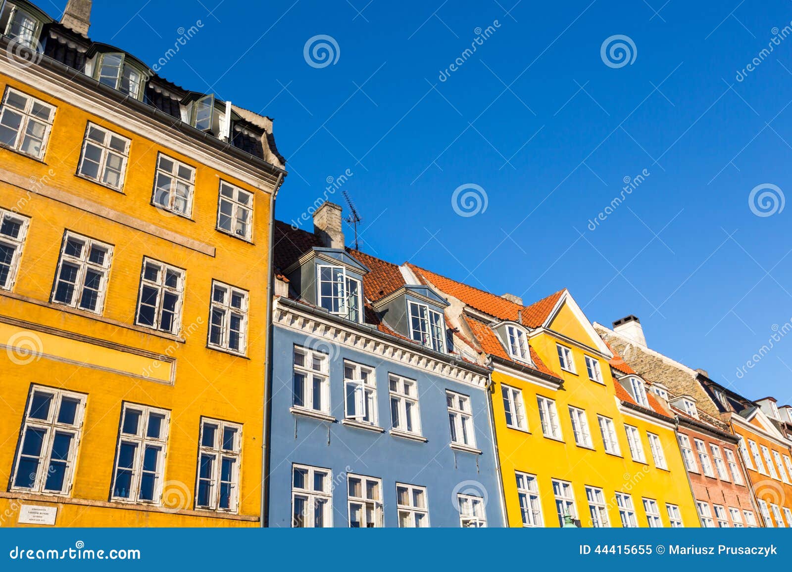 Traditional Architecture in Copenhagen, Denmark. Stock Image - Image of ...