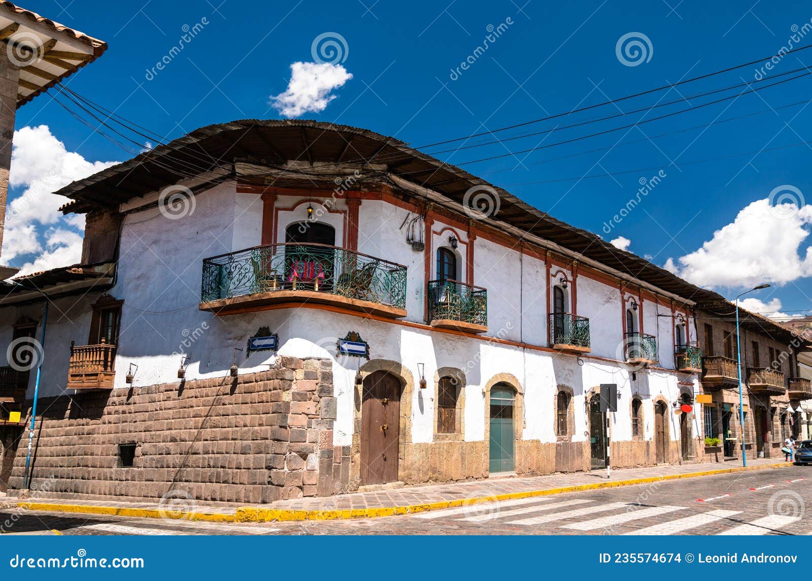 Traditional Architecture of Cusco in Peru Stock Photo - Image of ...