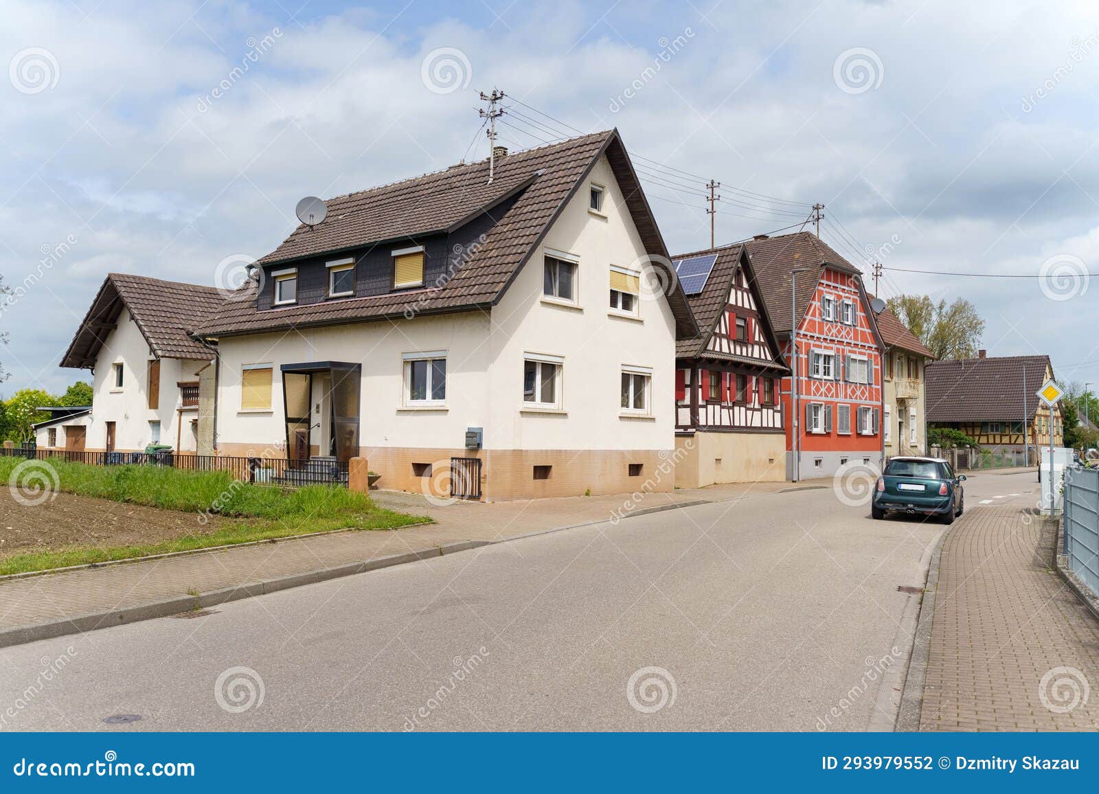 Traditional Architecture of German Village Houses Editorial Photography ...