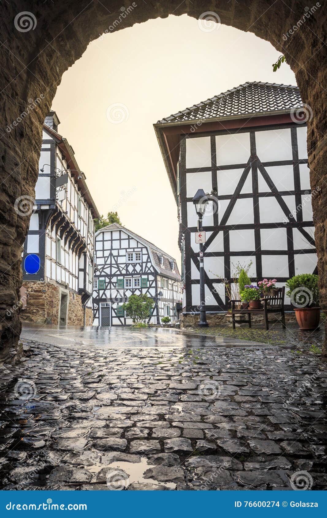 Traditional Prussian Wall In Architecture In Germany Stock Photography ...