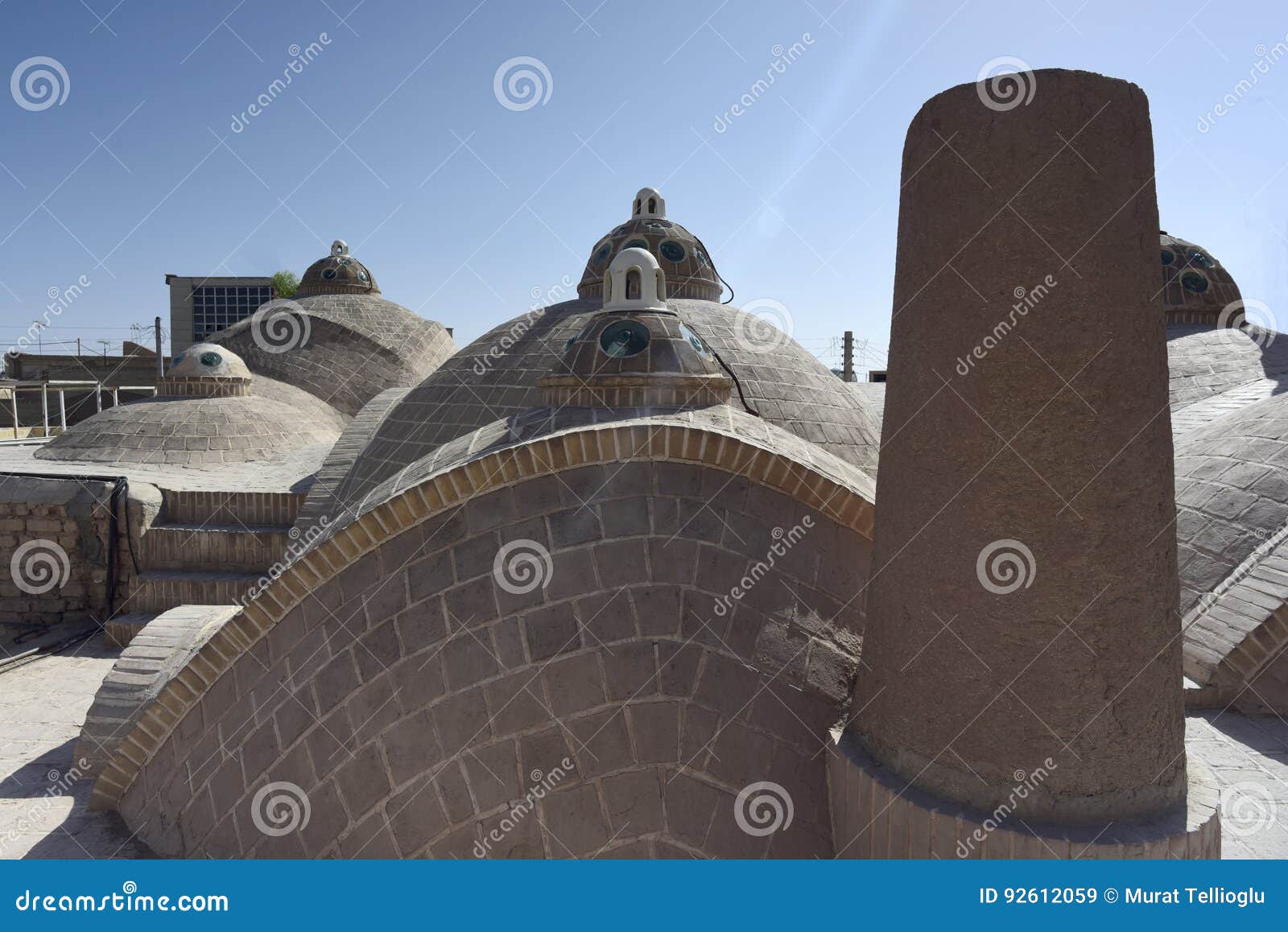 Traditional Architecture in Iran Stock Image - Image of hammam, east ...