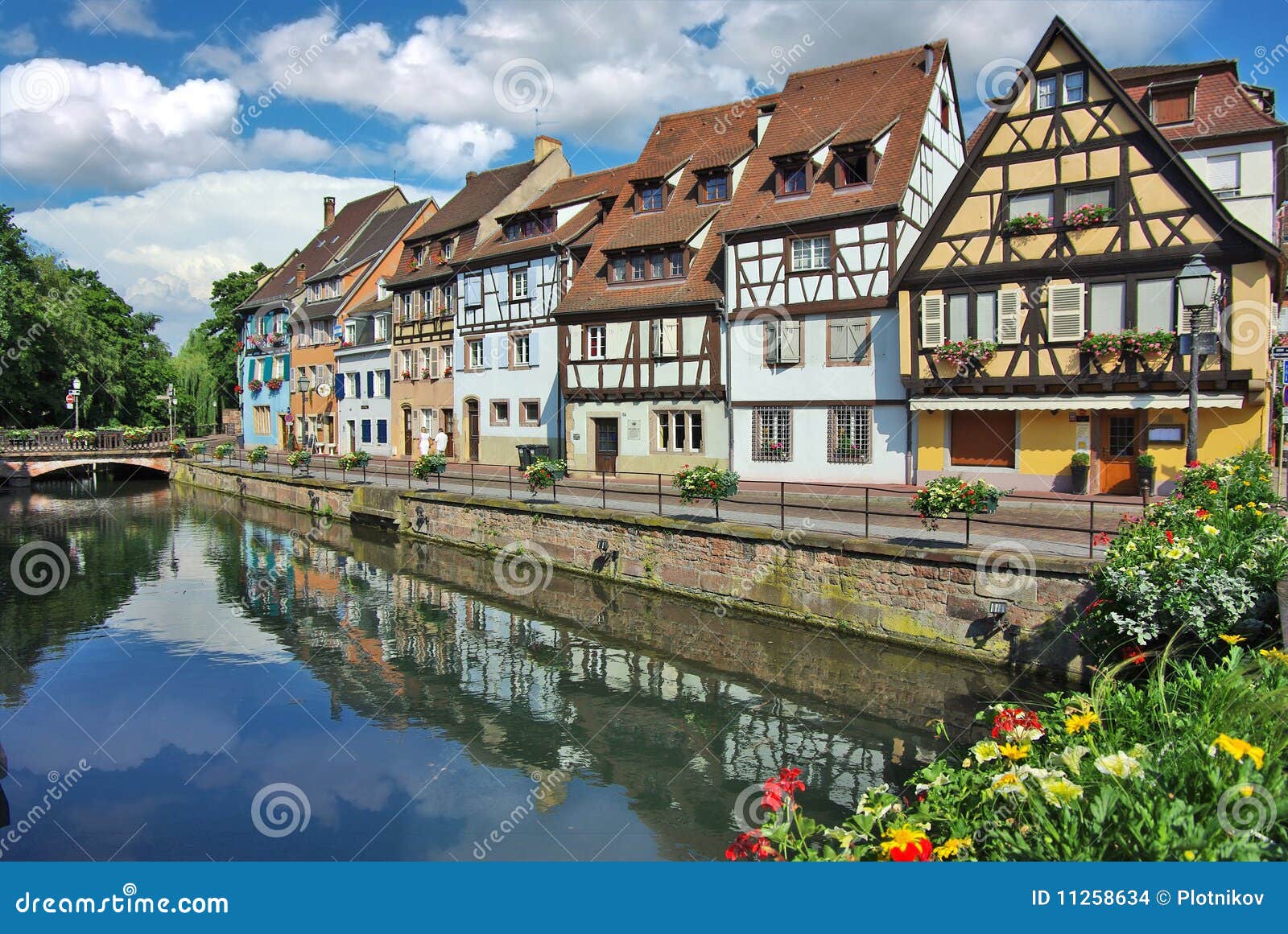 Traditional Architecture of Kolmar, France Stock Photo - Image of ...
