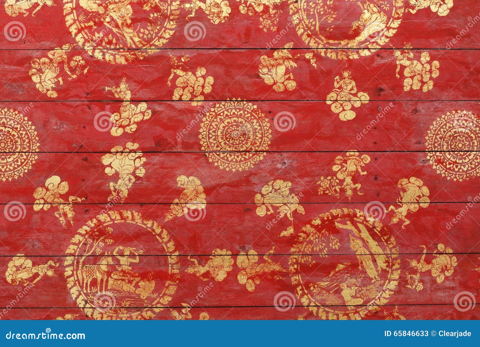 Traditional Architecture Pattern of Southeast Asia Stock Image - Image ...