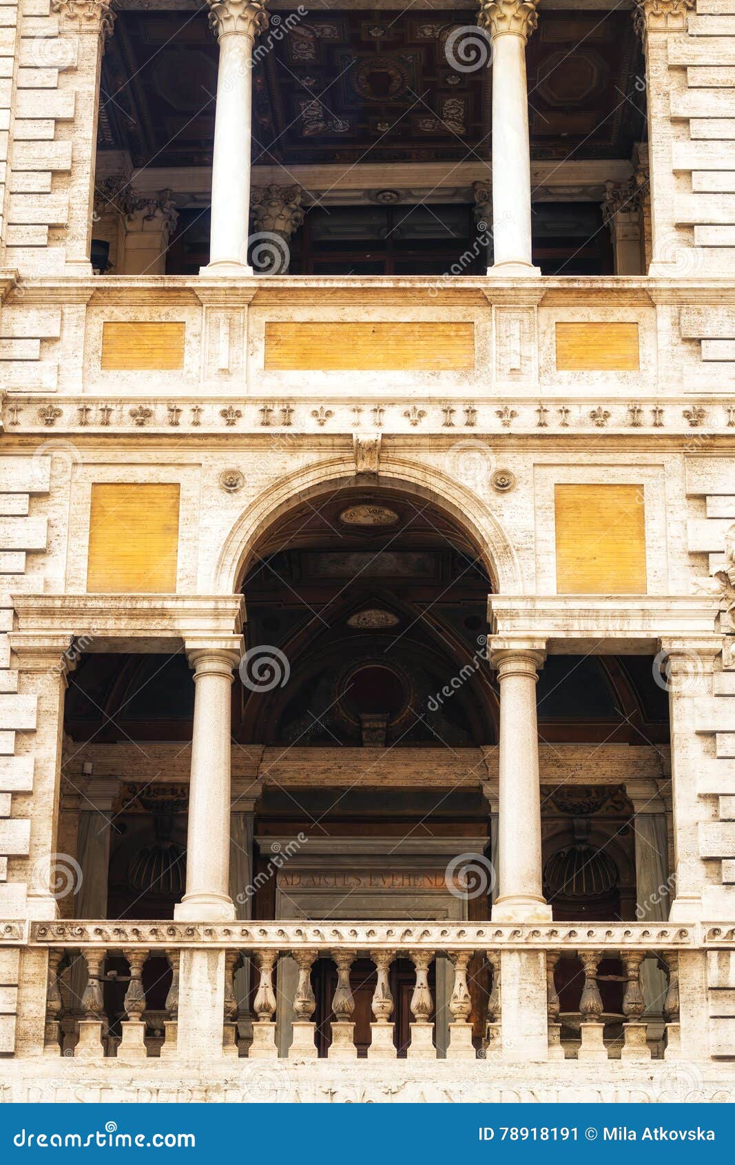 Traditional Architecture in Rome Stock Image - Image of italy, orange ...