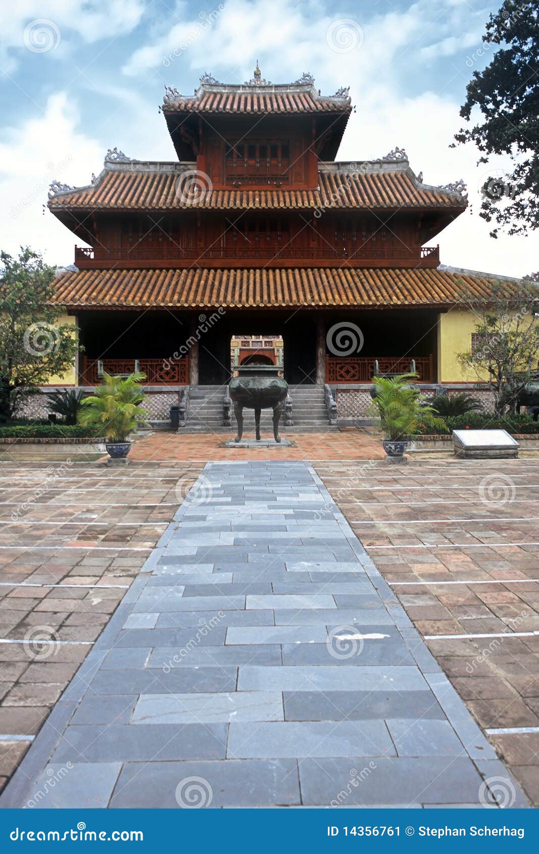 Traditional Architecture, Vietnam Stock Image - Image of architecture ...