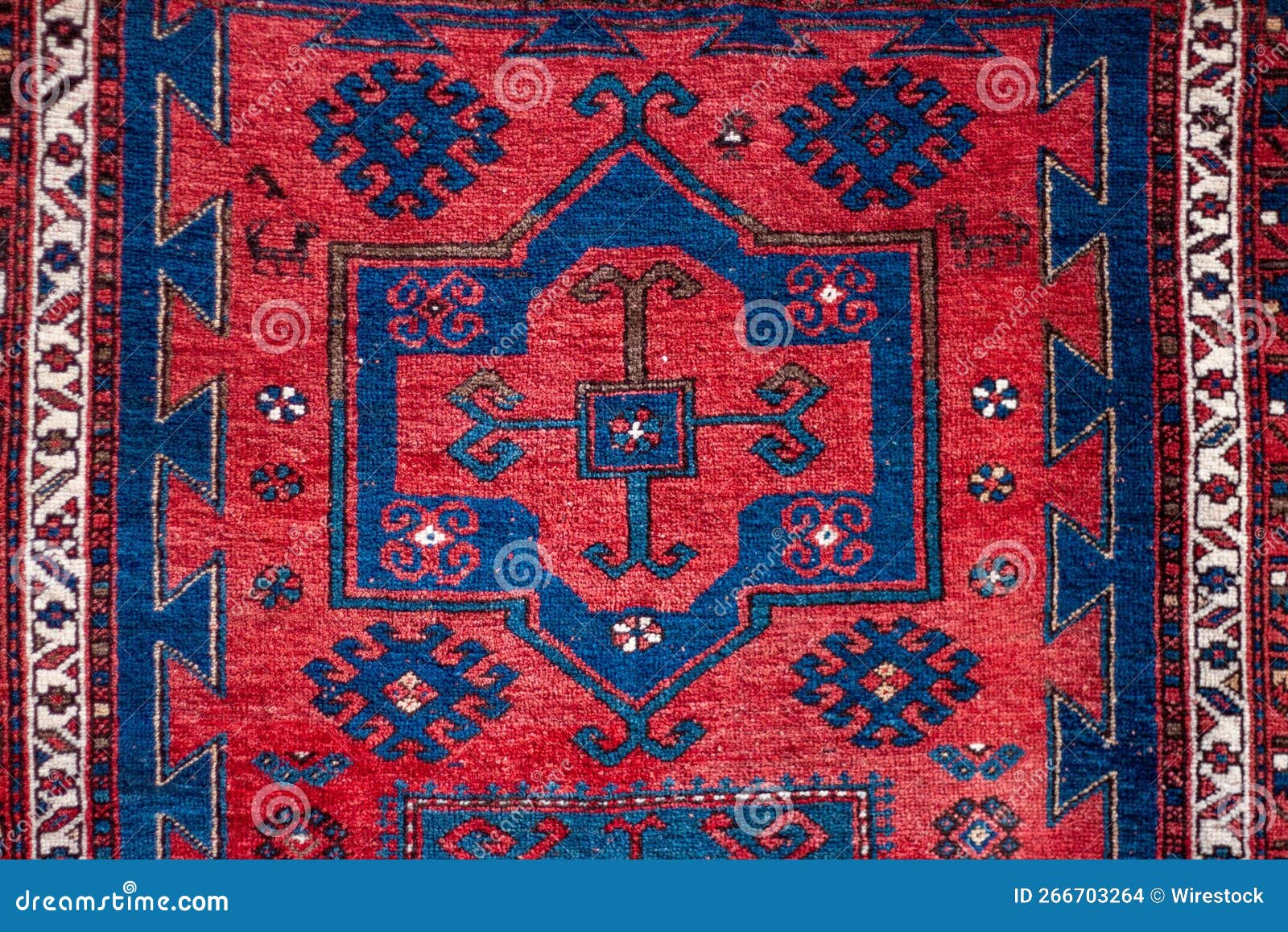 Traditional Armenian Rug with Authentic Patterns Stock Photo - Image of ...