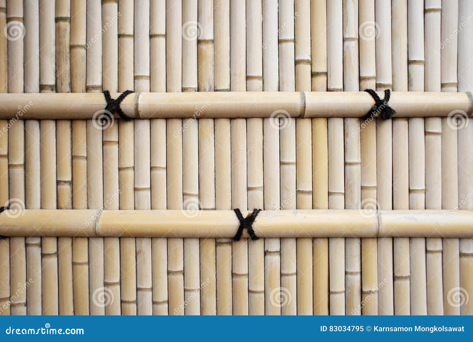 Traditional Asia Style Bamboo Fence Texture for Background Stock Image ...