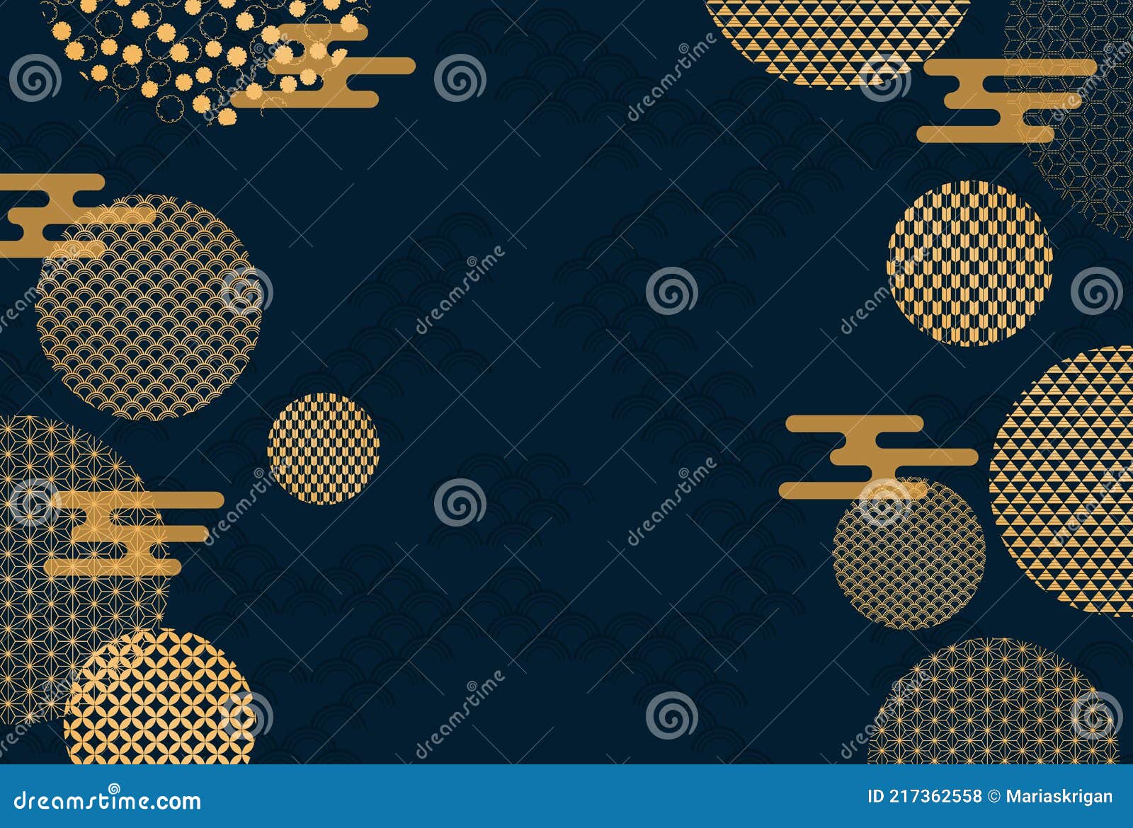 Traditional Asian Background, Patterns Elements Stock Vector ...