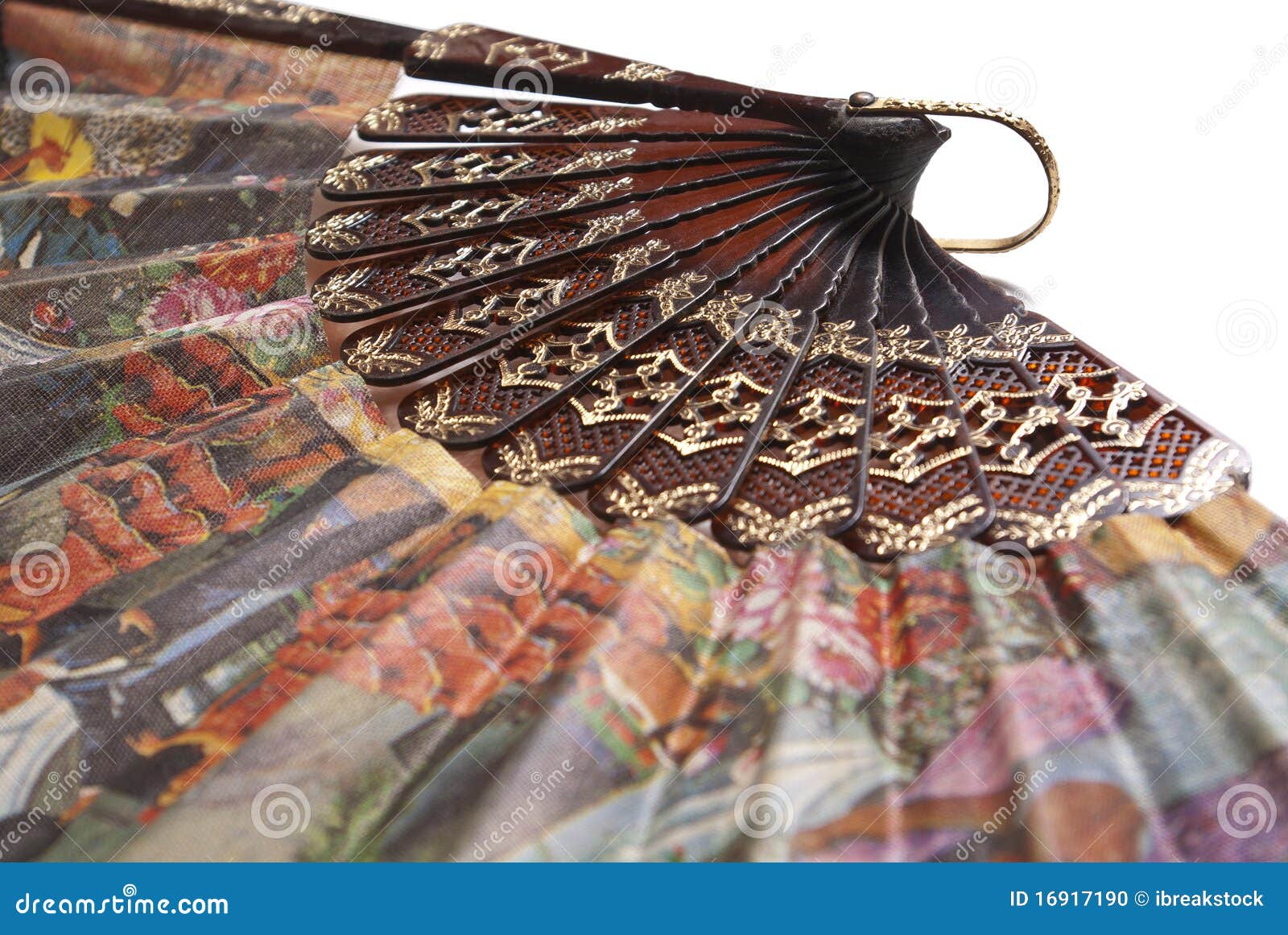 Traditional Asian Fan Isolated Stock Photo - Image of beauty, summer ...