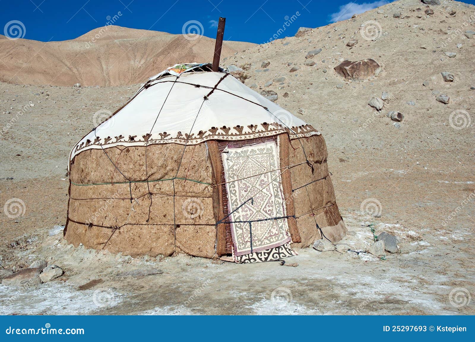 Traditional Asian Jurt stock image. Image of jurta, habitation - 25297693