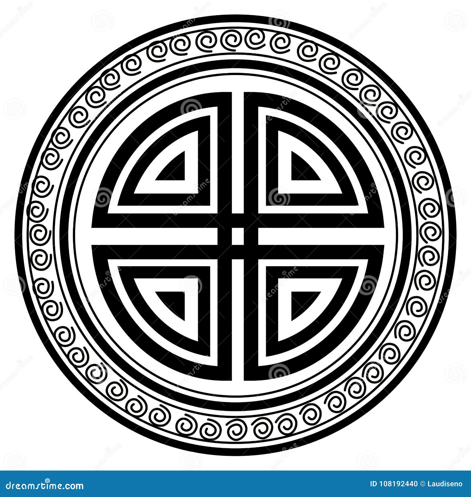 Traditional asian label stock vector. Illustration of chinese - 108192440