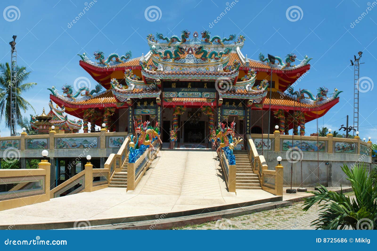 Traditional asian temple stock photo. Image of phuket - 8725686