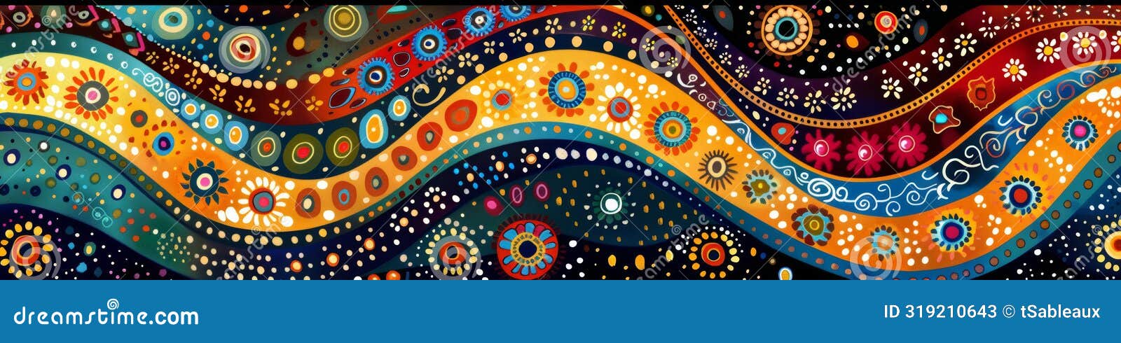 Traditional Australian Aboriginal Pattern Stock Image - Image of ...