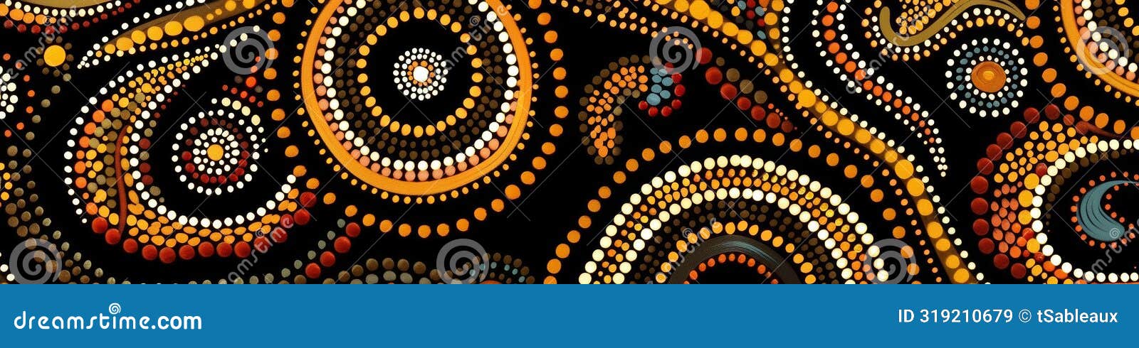 Traditional Australian Aboriginal Pattern Stock Image - Image of ...
