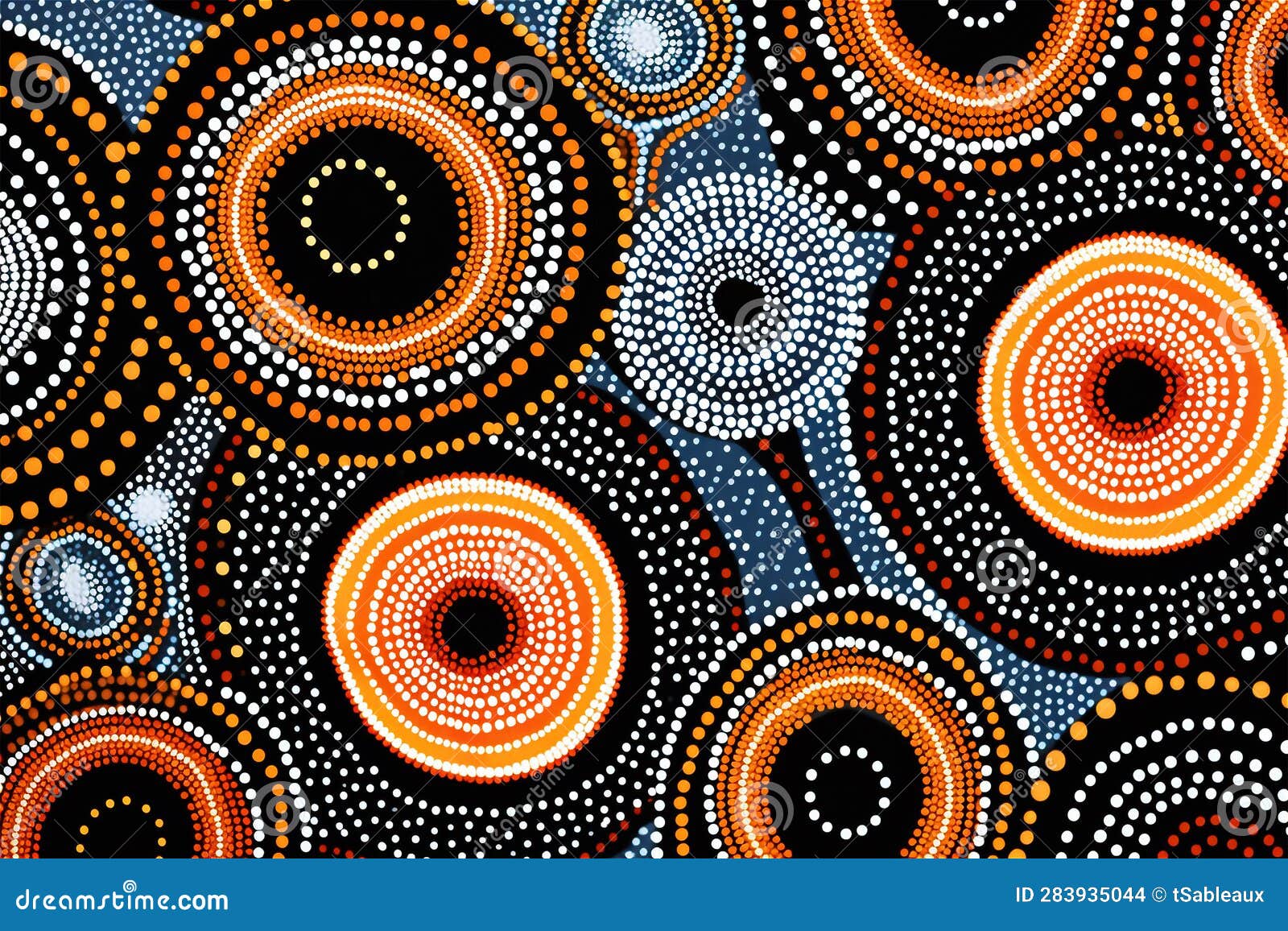 Traditional Australian Aboriginal Pattern Stock Illustration ...