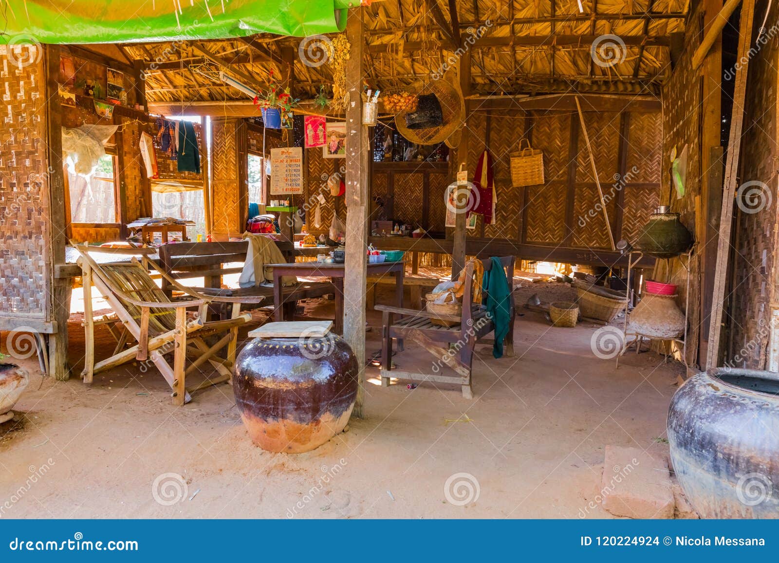 Traditional Bagan House, Myanmar Editorial Stock Image - Image of ...