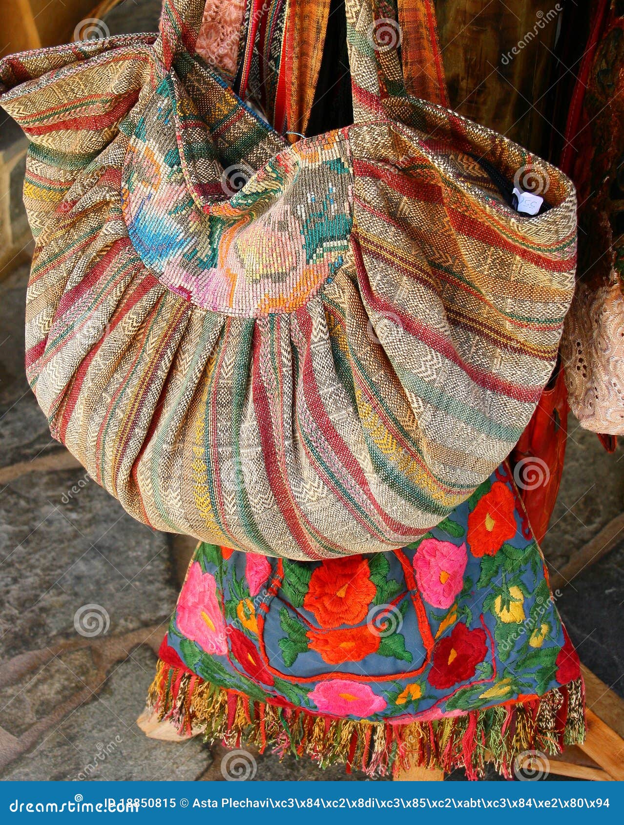 Traditional bags in Greece stock image. Image of greece - 18850815