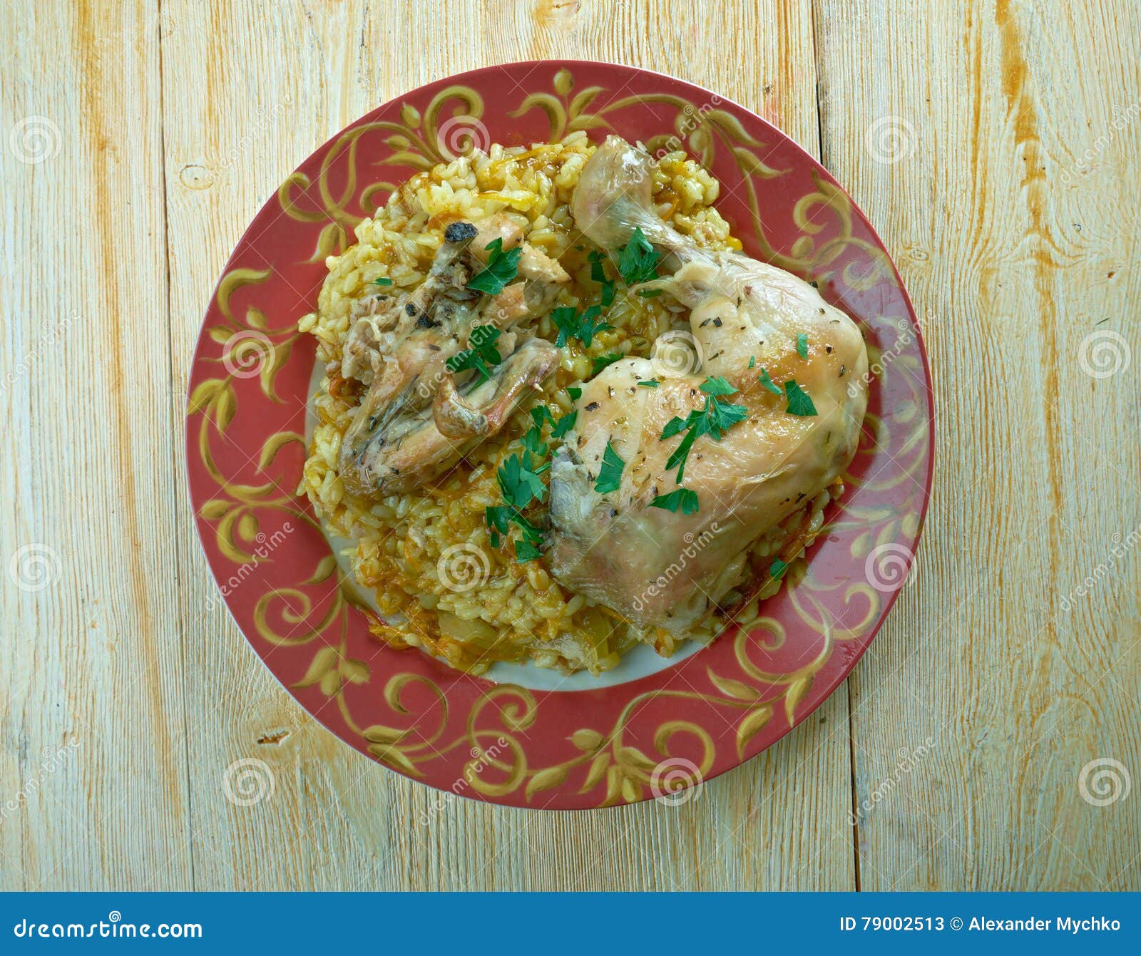 Traditional Bahraini Chicken Stock Image - Image of provencal, sauce ...