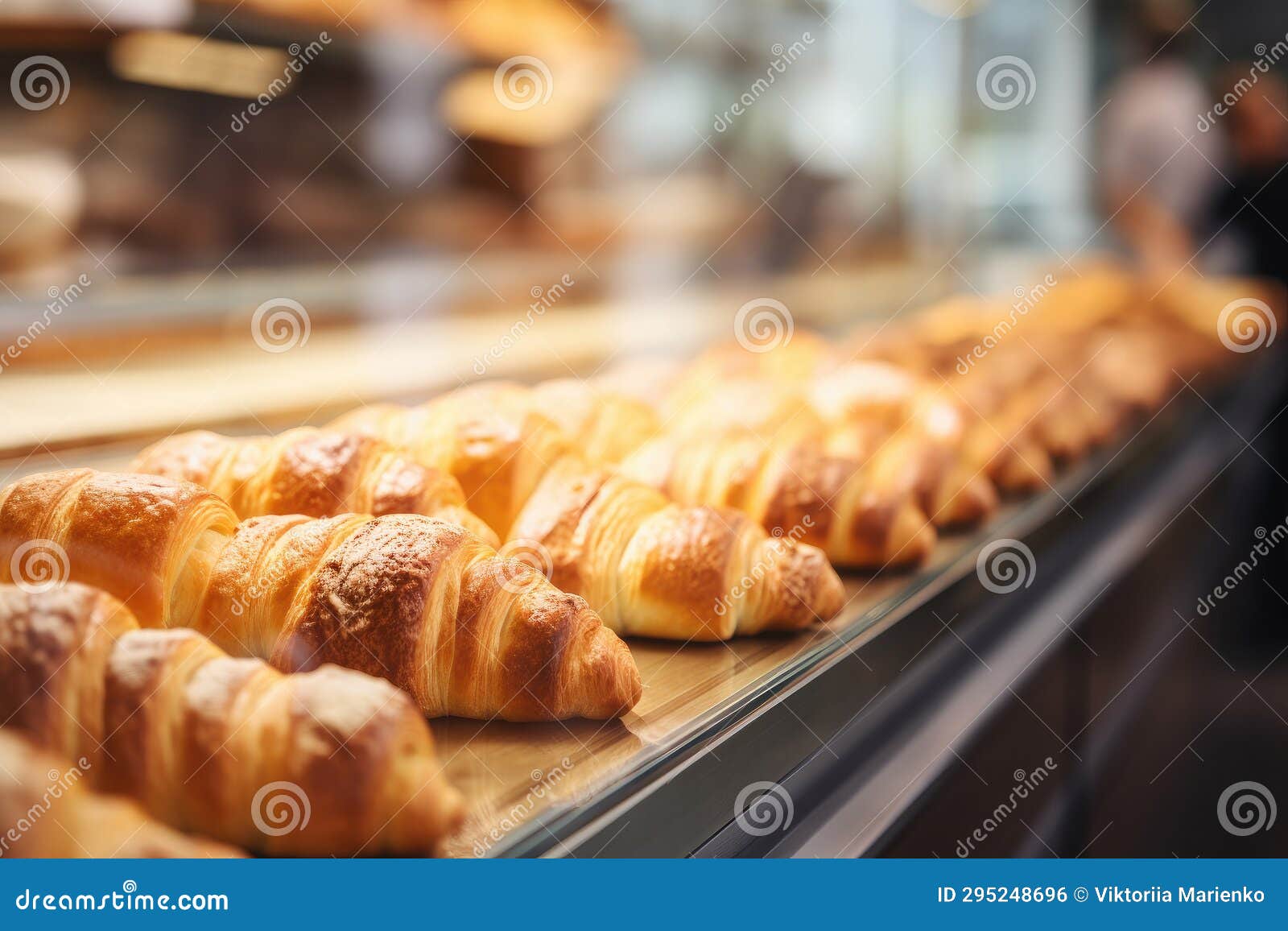Traditional Bakery Counter Featuring Freshly Baked Pastries Stock ...